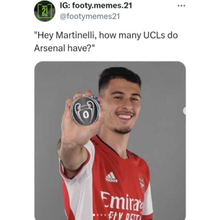 20 Recent Hilarious Arsenal Memes Every Fan Can Relate To | Footballhitz